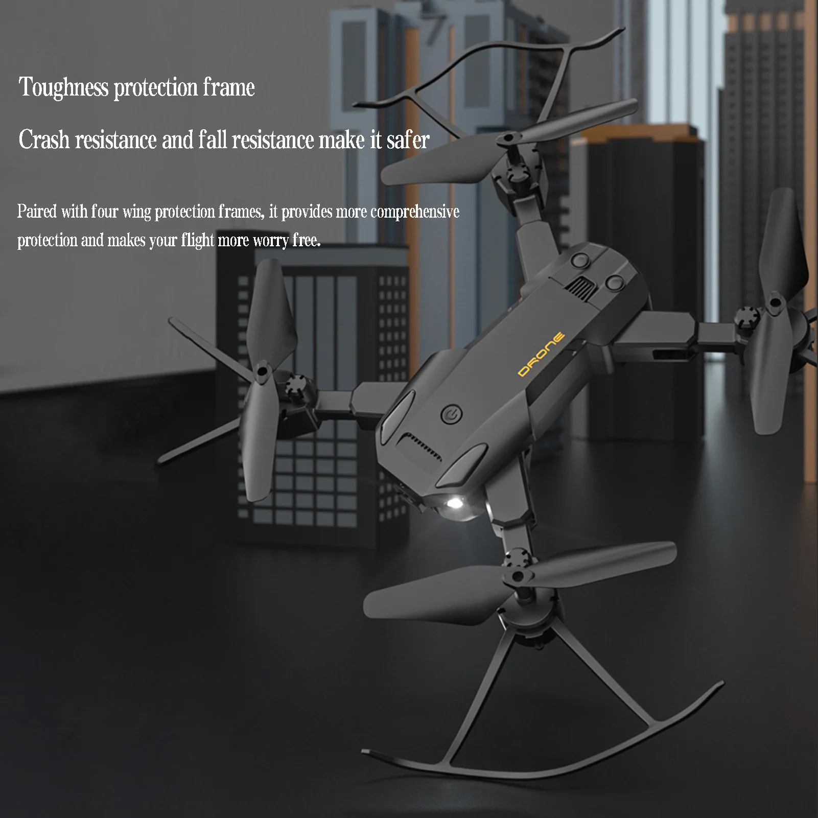 Single/Dual Camera 8k Quadcopter Drone 360° Roll and Draw Route Flight ...