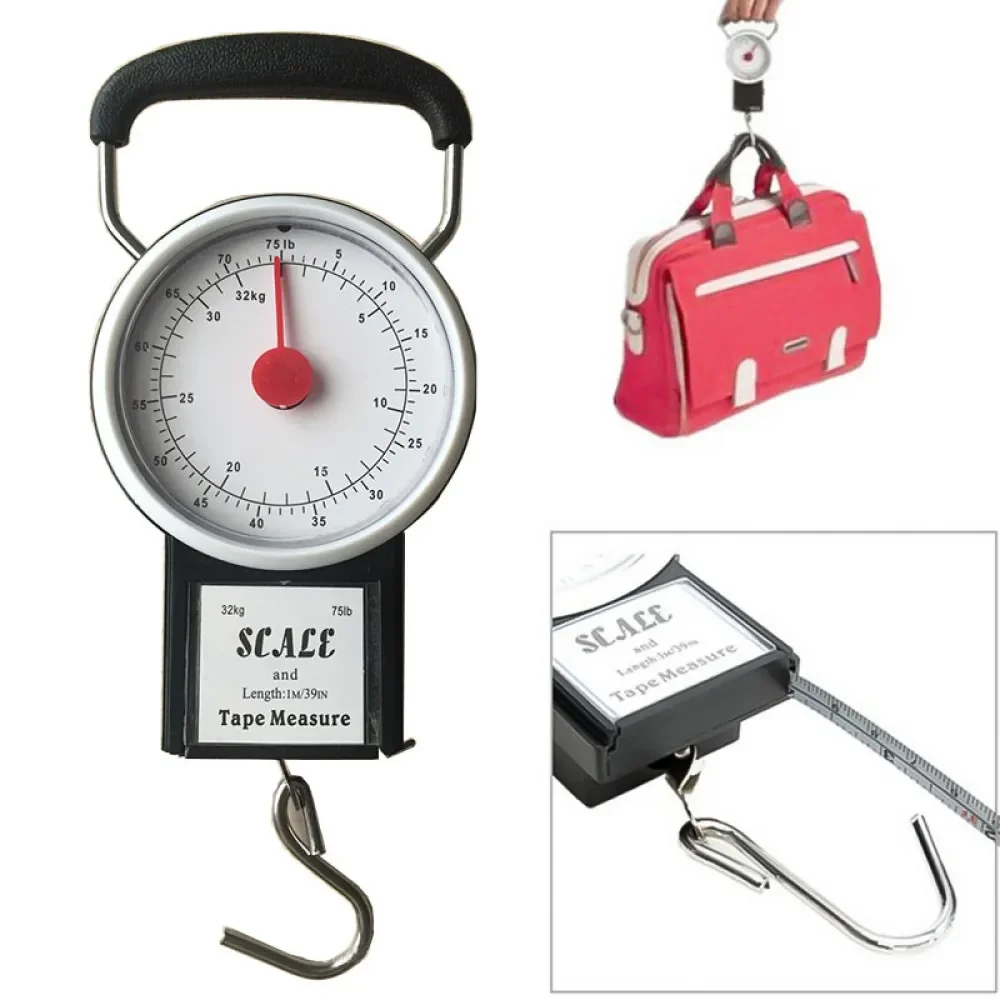 Weighting-Without-Hanging-Portable-Mechanical-With-75LB-Luggage-Digital ...