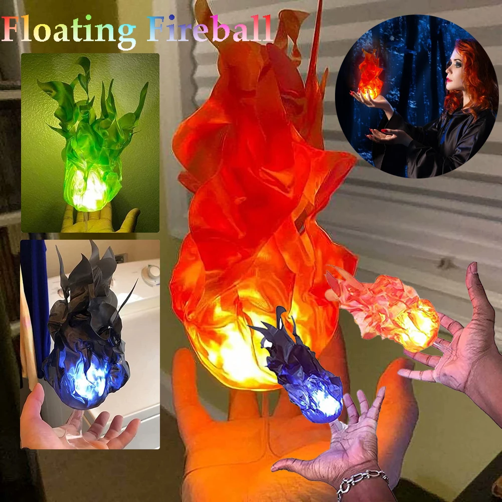 Halloween-Floating-Fire-Funny-Magic-Tricks-Props-Floating-Fireball ...
