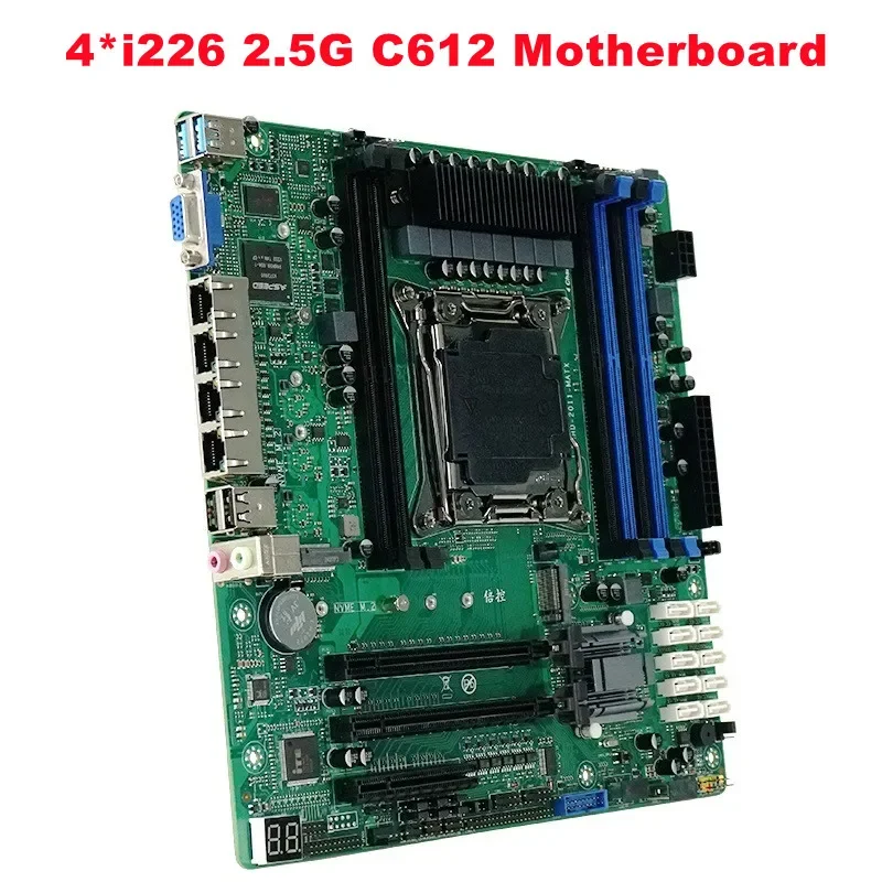 C612-Nas-Motherboard-Support-LGA2011-6-DDR4-DIMM-10-SATA-3-0-2-NVME-4 ...