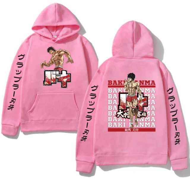 Baki The Grappler Cosplay Cartoon Hoodies Men Women Hanma Yujiro Cool ...