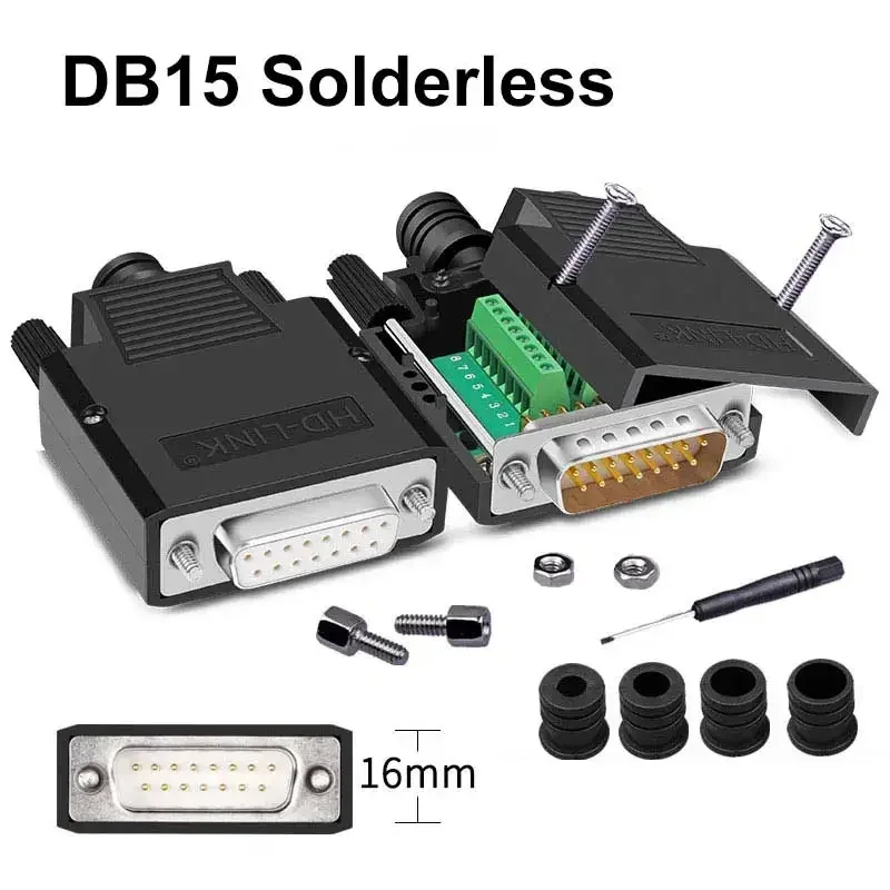 DB15-connecteur-sans-soudure-industrie-2-rang-es-15Pin-installout-connecteur-DB15-m-le-femelle ...