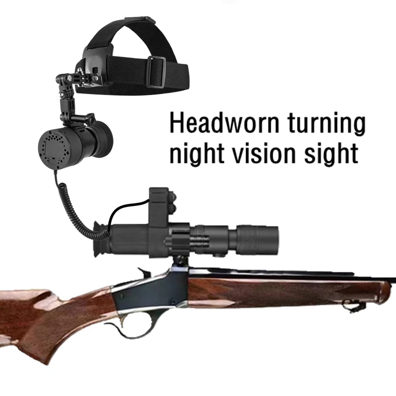 Head-Mounted Night Vision Device Outdoor 24X Zoom Search Telescope Head ...