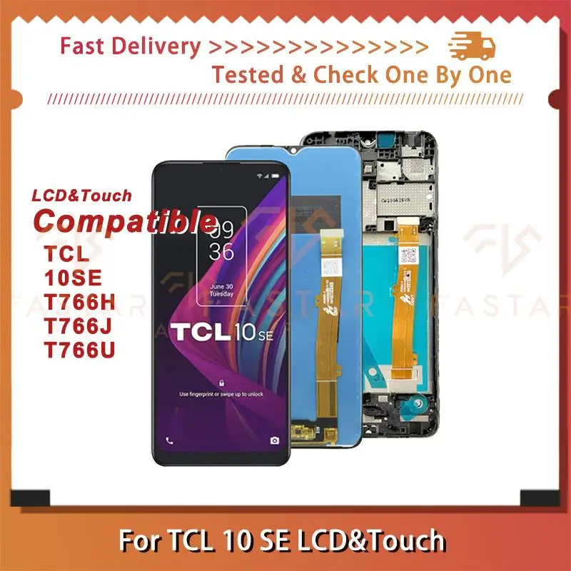 6.52" Original For TCL 10 SE LCD Touchscreen Digititizer Assembly ...