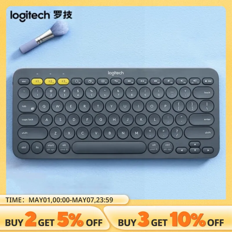 Logitech-K380-Wireless-Bluetooth-Network-Red-Keyboard-Tablet-iPad ...