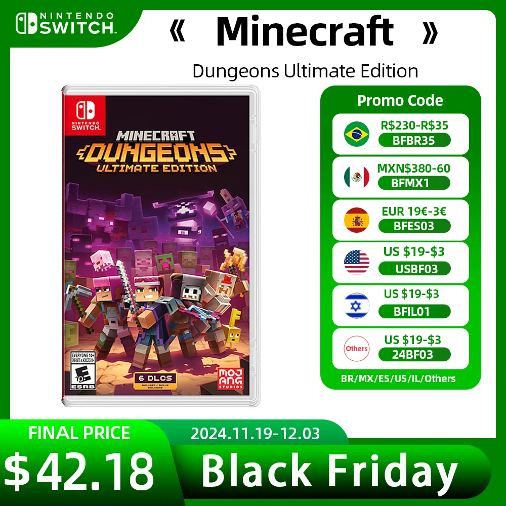 Nintendo-Switch-Game-ofertas-Minecraft-Dungeons-ltima-edici-n-juegos ...