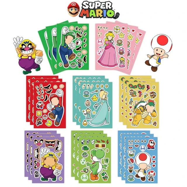 Papel Luigi Pegatina Estrella