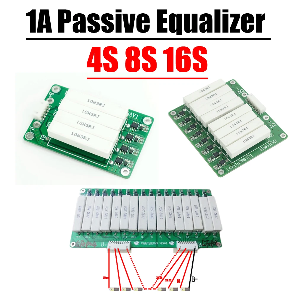 4S-8S-16S-1A-Passive-Balance-board-LiFePO4-Li-ion-Lithium-Battery ...
