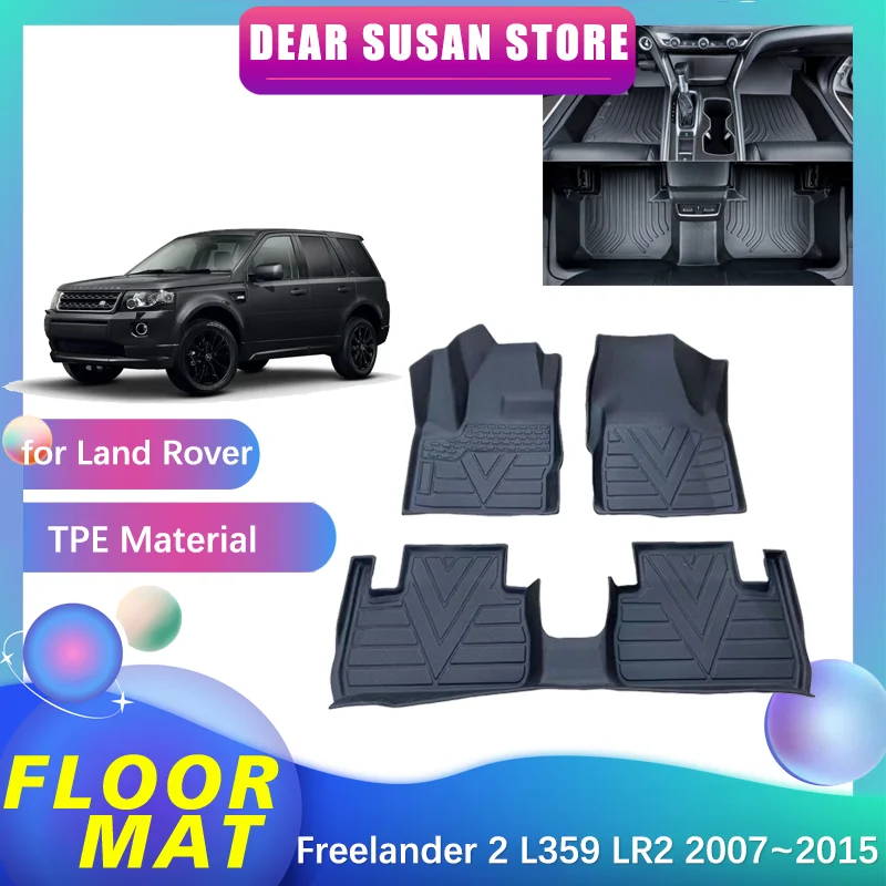 Car-Floor-Mat-for-Land-Rover-Freelander-2-L359-LR2-2007-2015-Foot-Tray ...