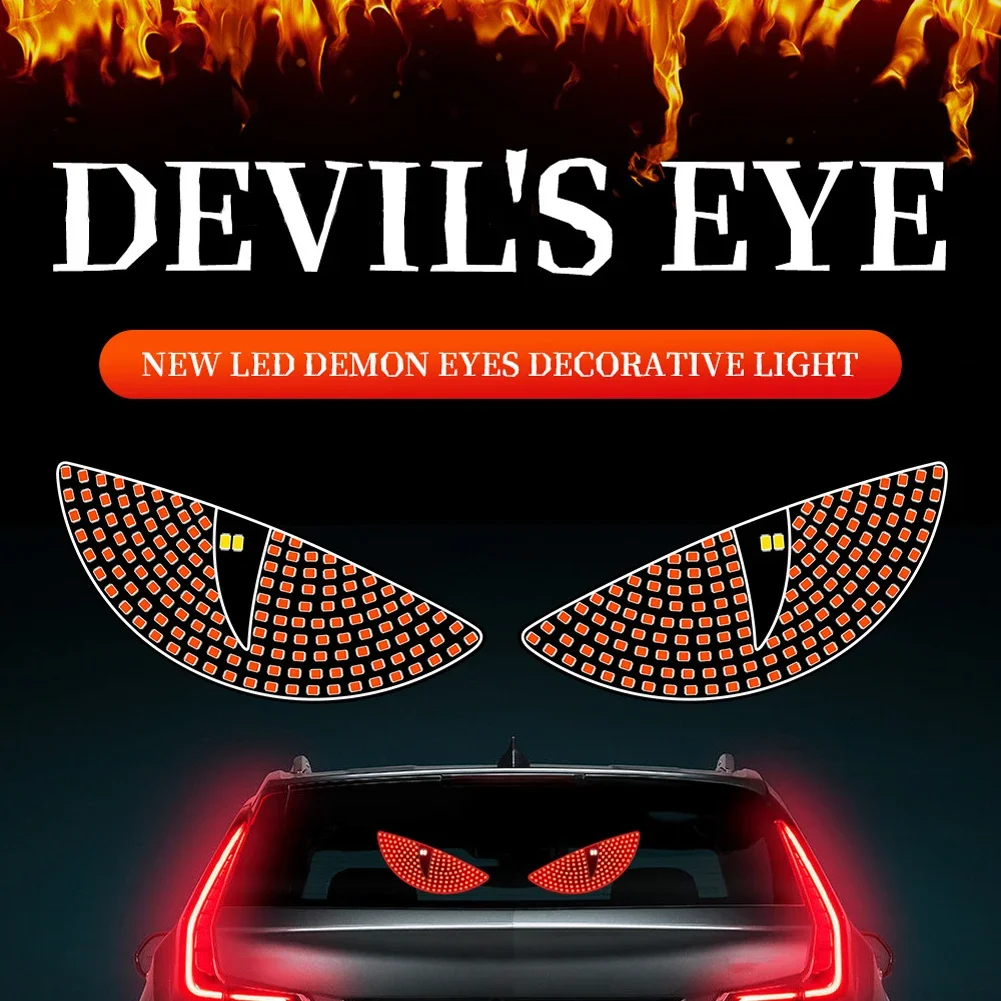 Car LED Evil Eyes (Windshield Cling Edition) – Shop For Auto Gear