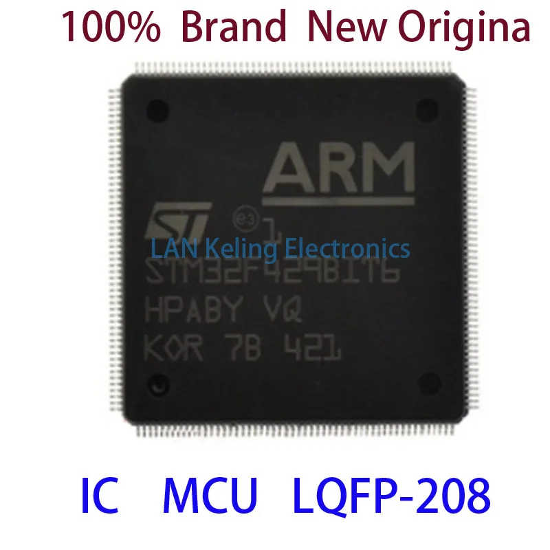 STM32F429BIT6 100% nuevo Original STM STM32F STM32F429 STM32F429BI STM32F429BIT MCU LQFP 208 ...