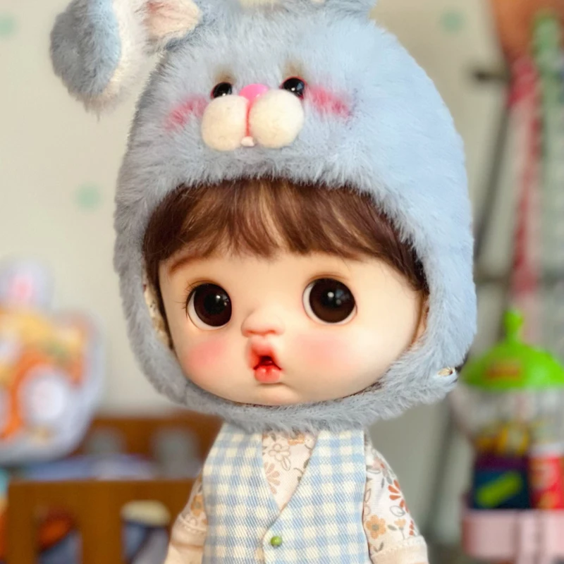 2023 New authentic bjd Baby 1/6 female bb big head Huff small Buco ...