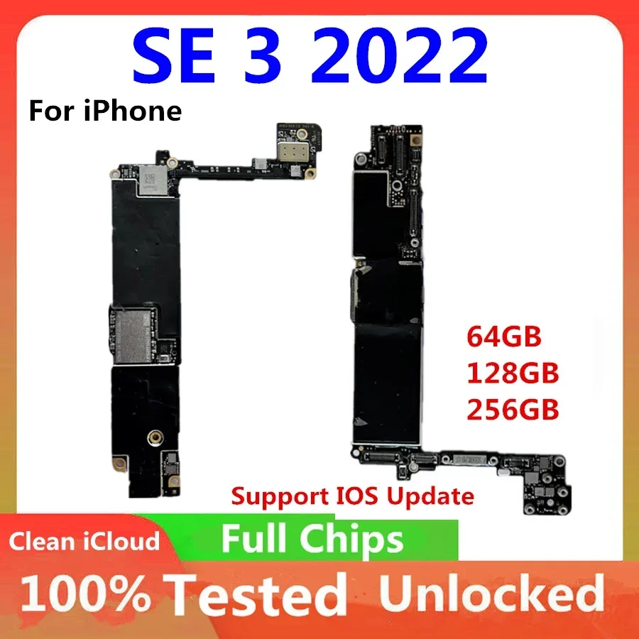 Unlocked-Moederbord-Voor-Iphone-Se-3-2022-Schoon-Icloud-Logic-Board-Ios ...
