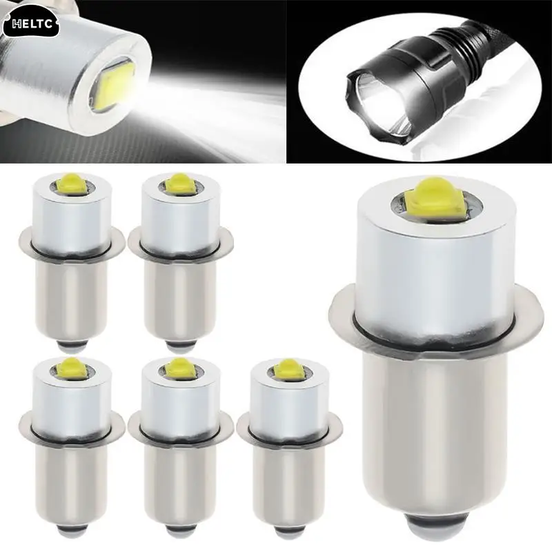 150- 200LM P13.5S 3W DC3V-12V 6V-24V LED Upgrade Lamp Bulb Flashlight ...