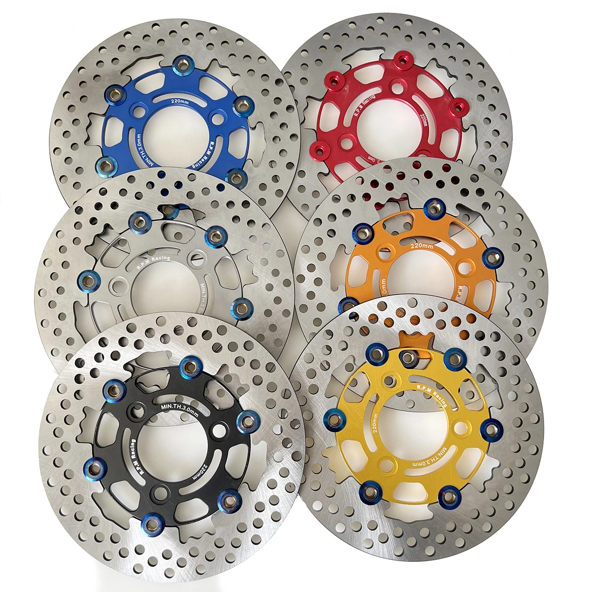 Disco-de-freno-para-motocicleta-Rotor-de-disco-flotante-de-220mm-RPM ...