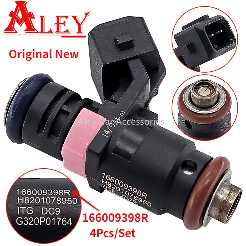 4Pcs Original New 166009398R 16600 9398R 16600-9398R Fuel Injector For ...