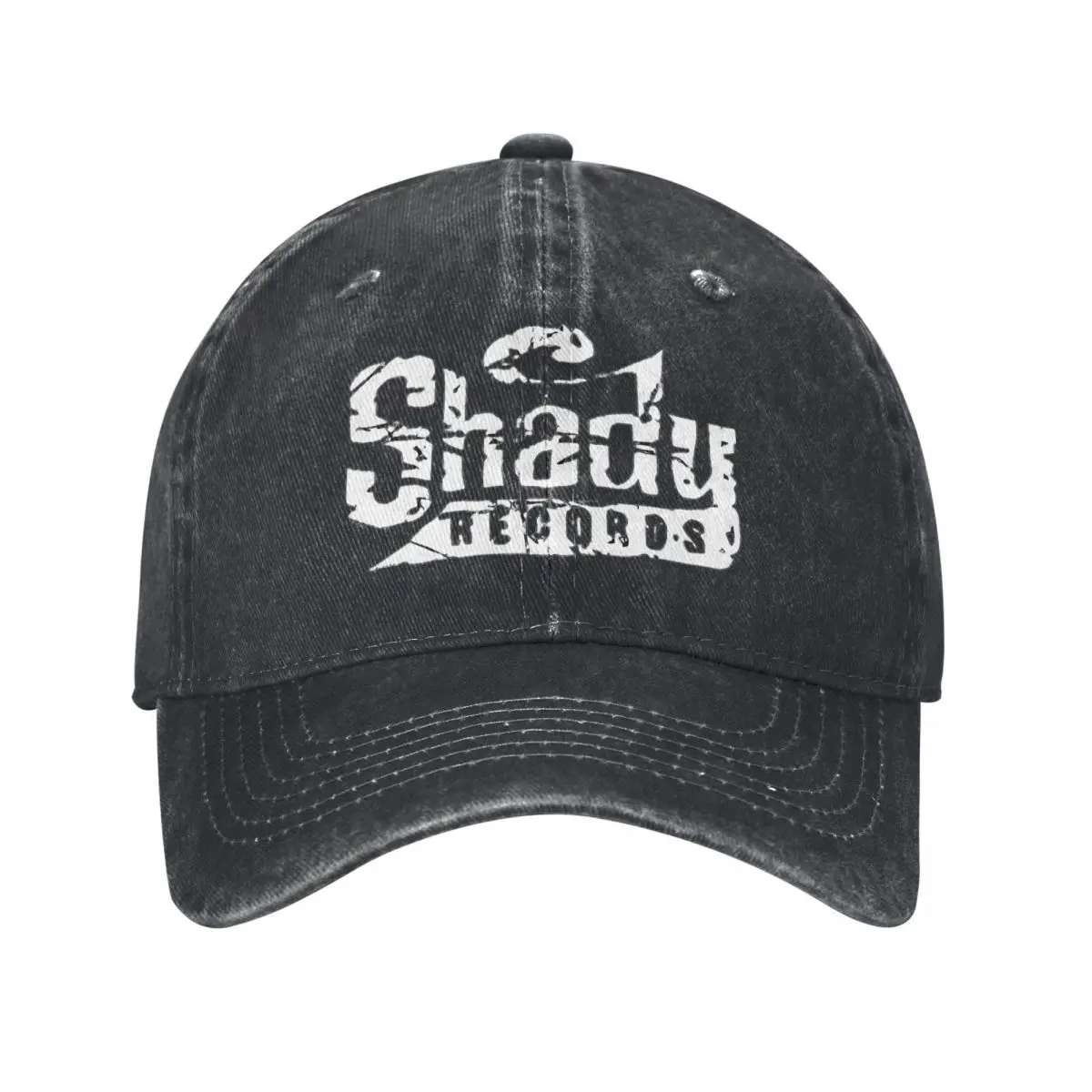 Shady Records Collection Eminem Baseball Cap Fashion Distressed Denim ...