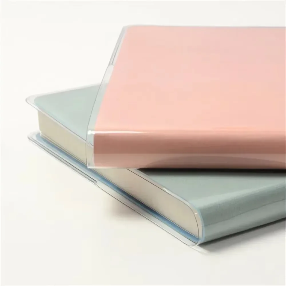 Funda protectora transparente de PVC impermeable para cuaderno A6 A5 ...