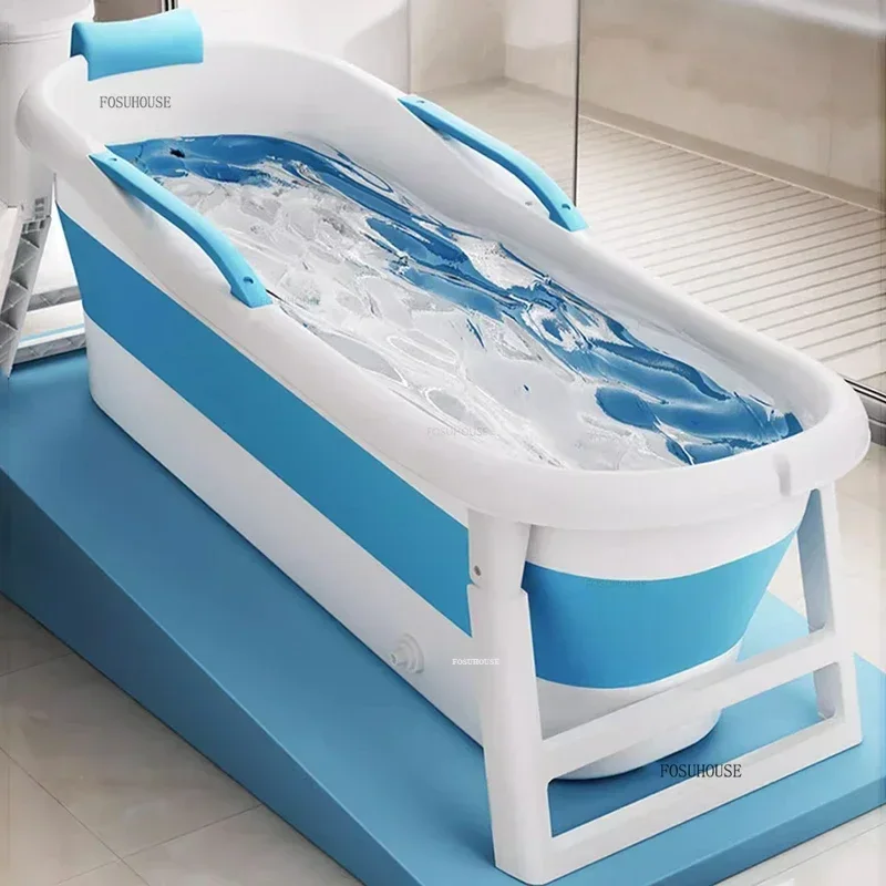 Modern Home Hot Tub Adult Foldable Portable Bathtubs Thickened Plastic ...
