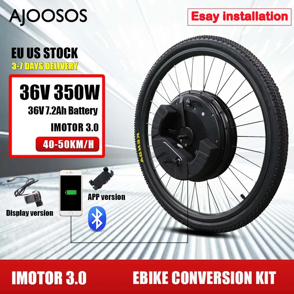 Waterproof Ebike Kit Conversion Wireless and Display Version 40KM ...