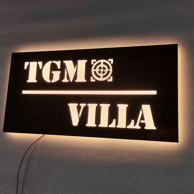 Custom-LED-House-Number-Outdoor-Luminous-Business-Logo-Stainless-Steel ...