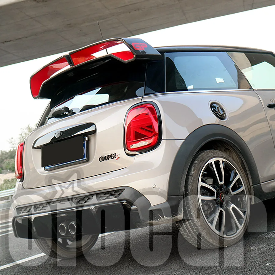 Oiomotors Jcw Gp3 Style Carbon Fiber Big Rear Spoiler Roof Wing For F55 ...