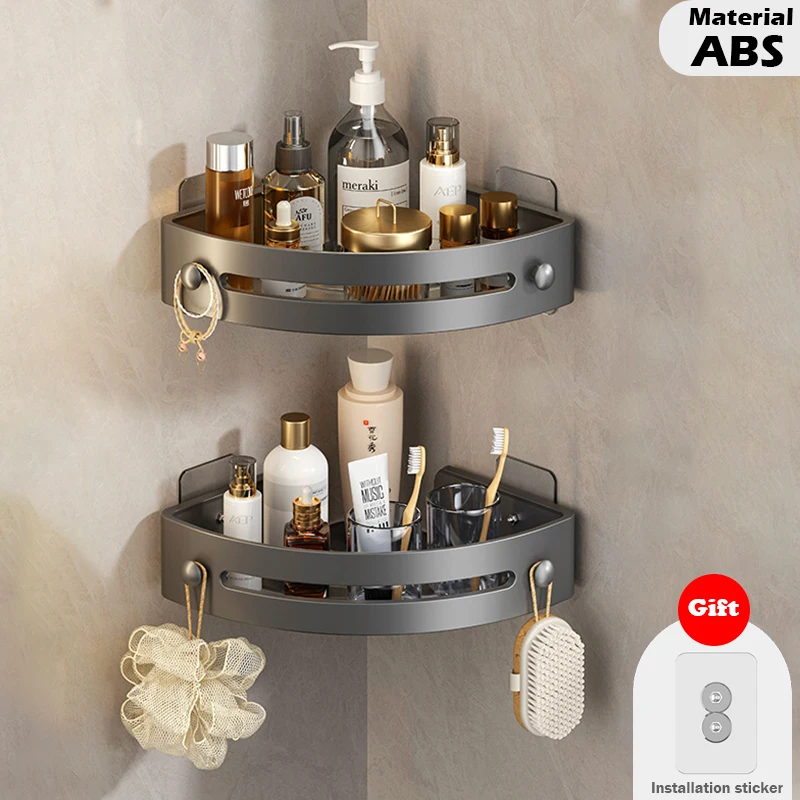 Bathroom-Triangular-Storage-Rack-ABS-Plastic-Kitchen-Shelf-Toilet ...