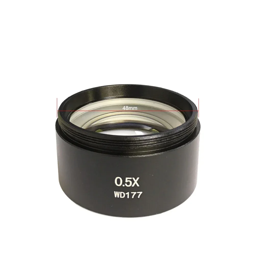 WD177 WD287 0.3X 0.5X 1X 2.0X Microscope Auxiliary Barlow Objective ...