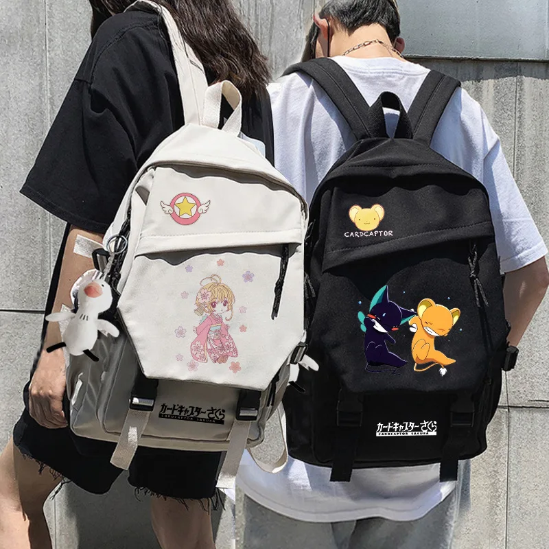 Card Captor Sakura Backpack Students Cute School Bag Kawaii Girls Boys ...