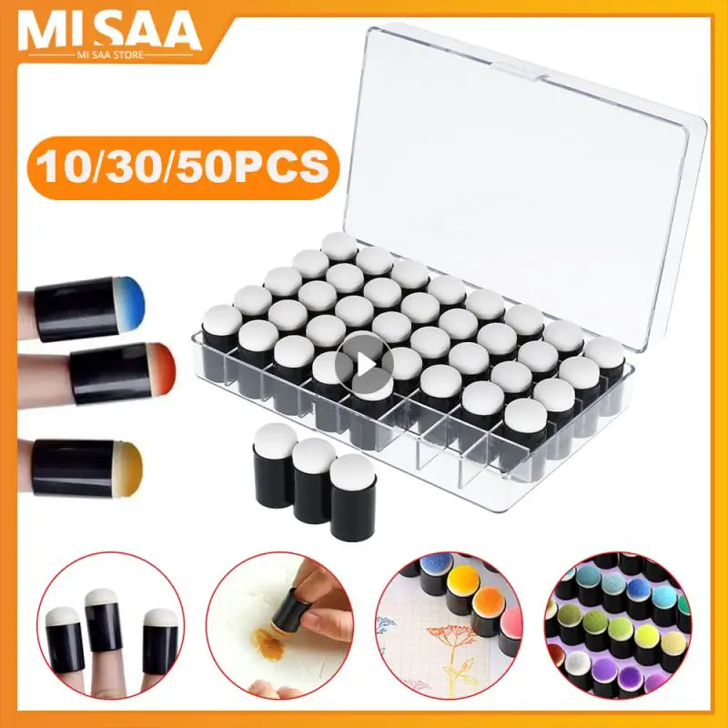 Finger-Painting-Sponge-Daubers-Sponger-Foam-Applying-Ink-Chalk-Inking ...