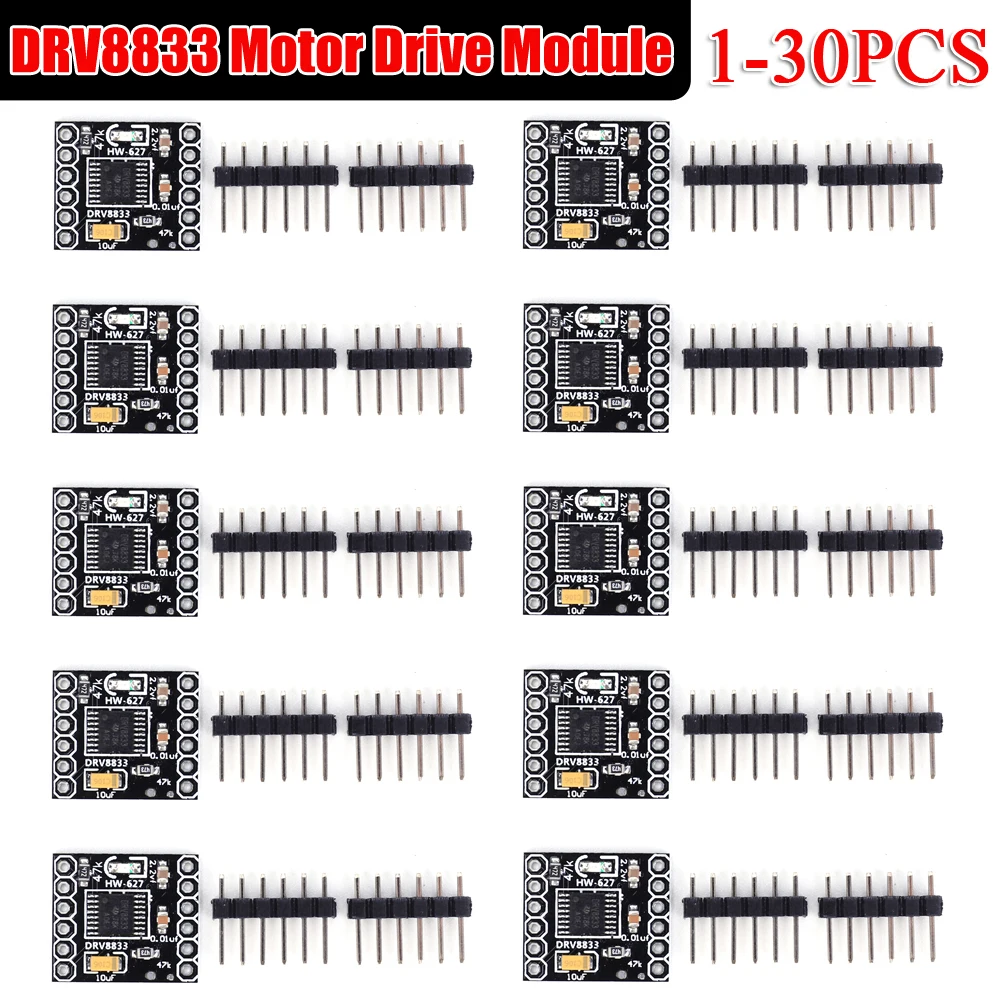1-10pcs-DRV8833-Motor-Drive-Module-1-5A-Dual-H-Bridge-DC-Gear-Motor ...