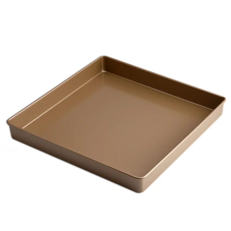 28x28cm-Non-Stick-Square-Cake-Baking-Pan-Carbon-Steel-Tray-Pie-Pizza ...