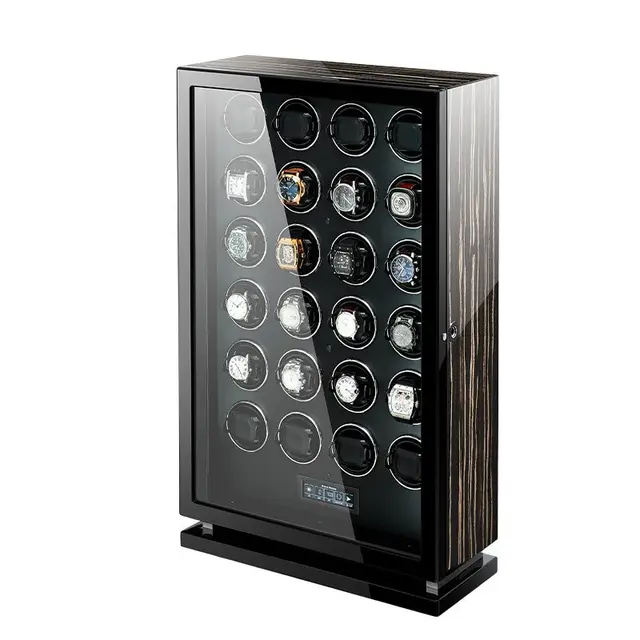 Luxury Automatic Watch Winder12 24 30 Slot Wood Mechanical Watch Box ...