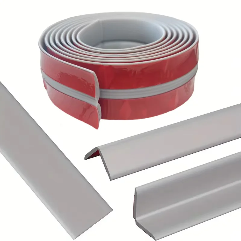 1PC 1M/2M Self Adhesive Wall Corner Protector Flexible Peel&Stick Caulk ...