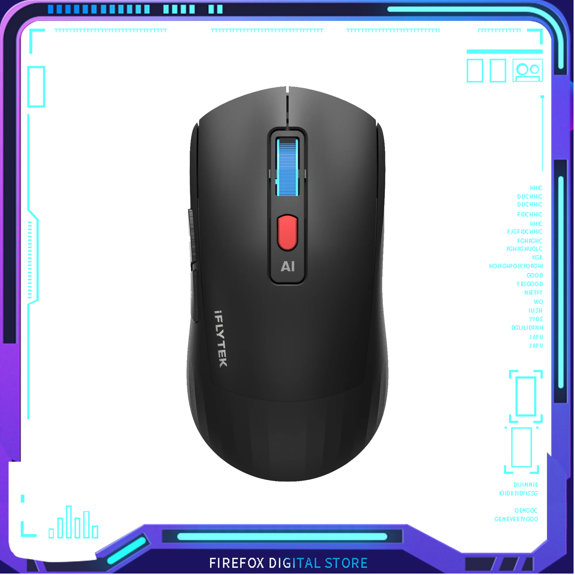 IFLYTEK-AM50-Wireless-Bluetooth-Mouse-Rechargeable-RGB-Photoelectric ...