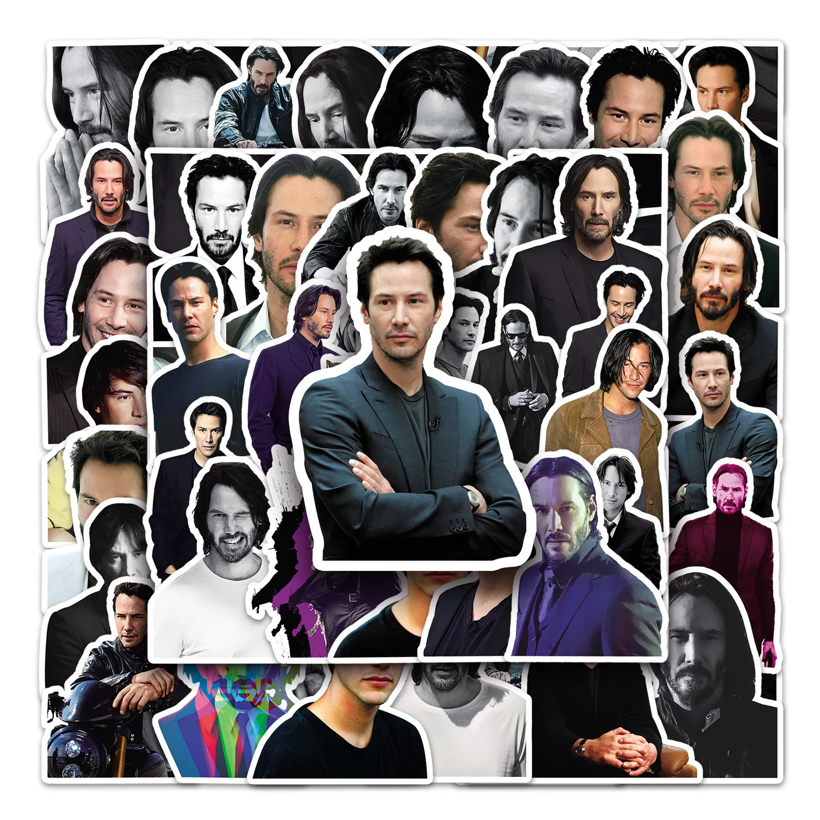 10/30/50pcs Star Keanu Reeves Stickers Movie Actor Director Character ...