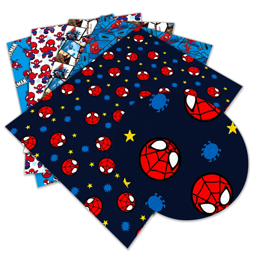 Disney-Cartoon-Marvel-Spider-Man-Printed-Pattern-Faux-Leather-Cross ...