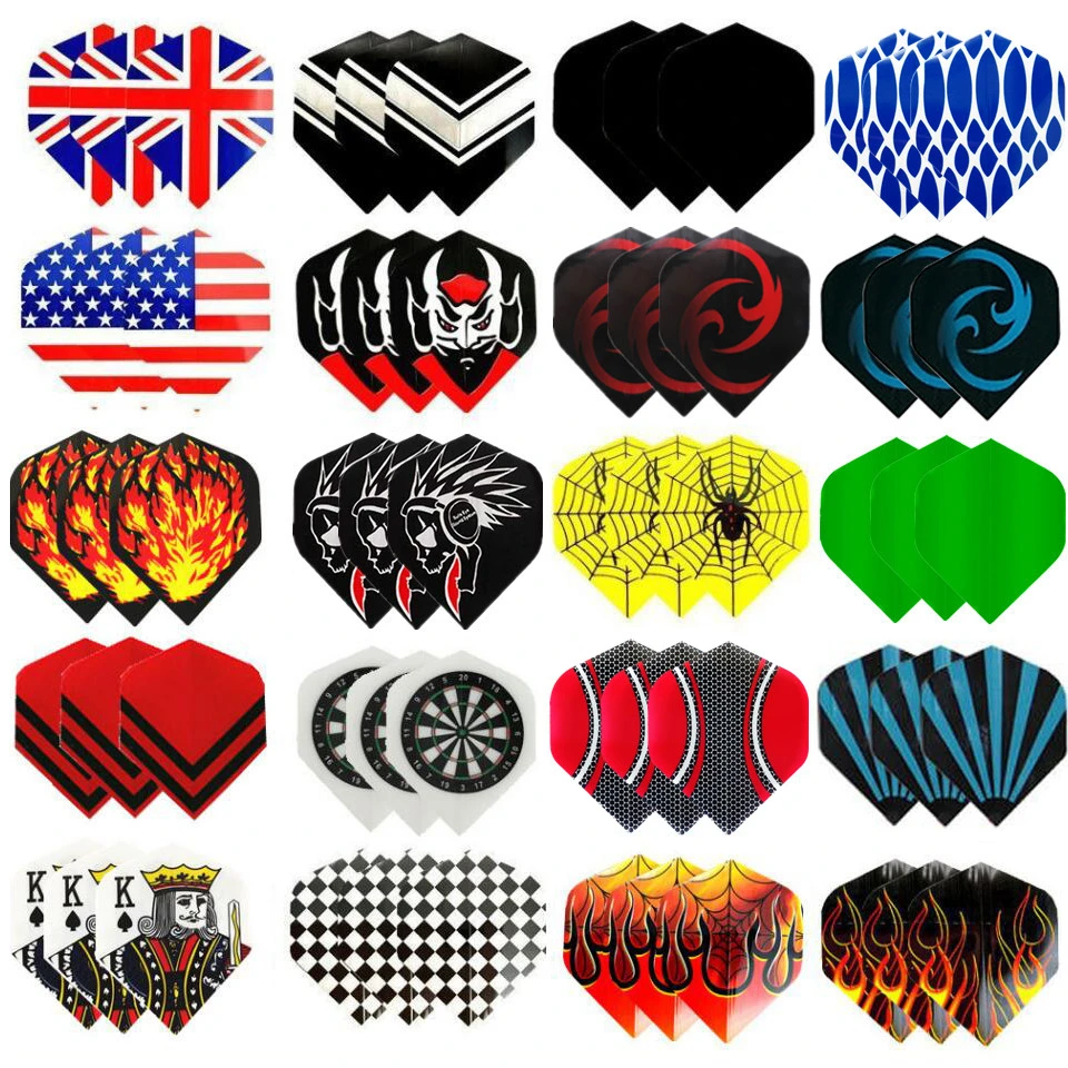 60/48/30pcs Cool Standard Dart Flights Nice Darts Flight Dardos Feather ...