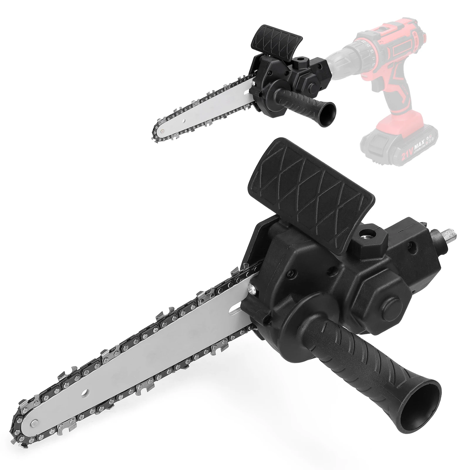 6-Inch-Electric-Drill-Modified-To-Electric-Chainsaw-Tool-Attachment ...