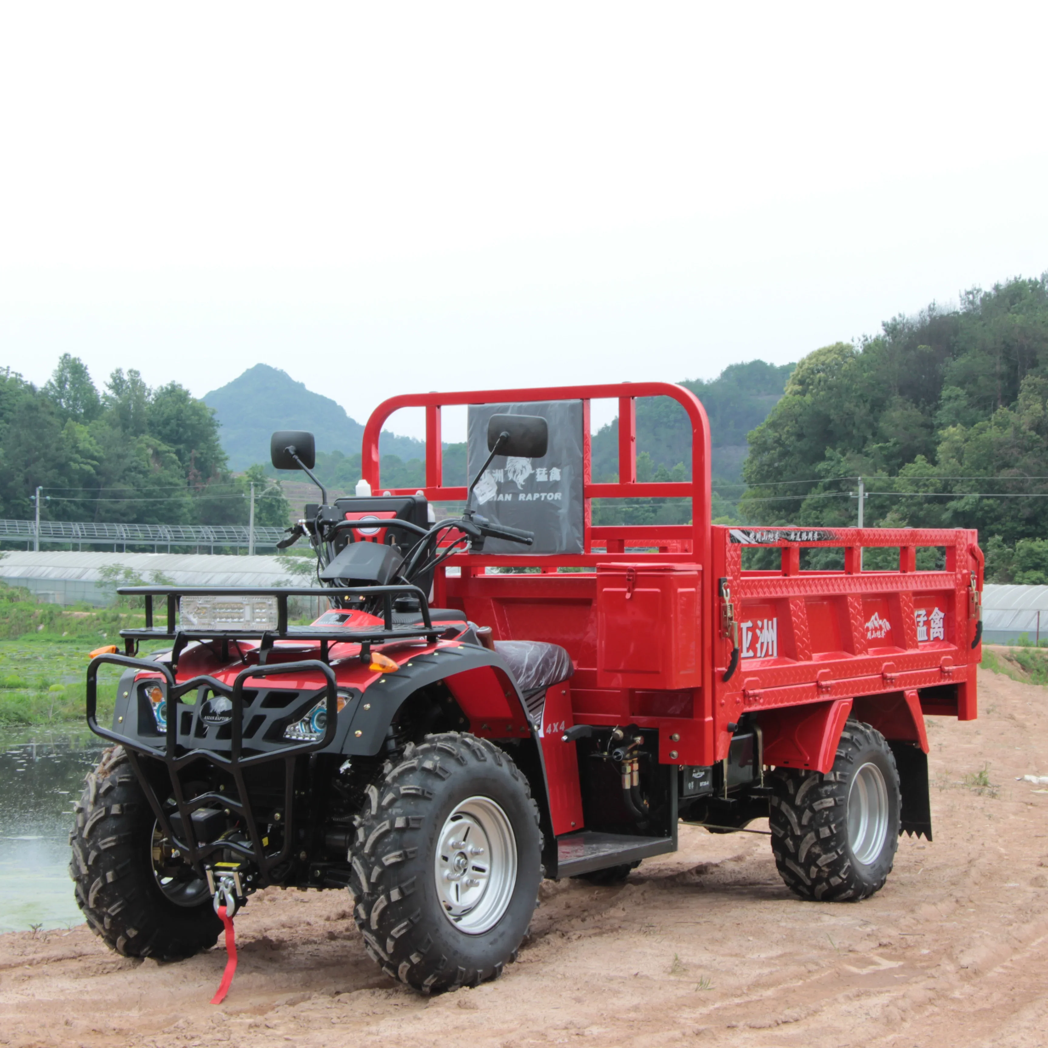 400CC-4x4-Adult-Four-wheel-Atv-Off-road-All-terrain-Farming-Vehicle ...