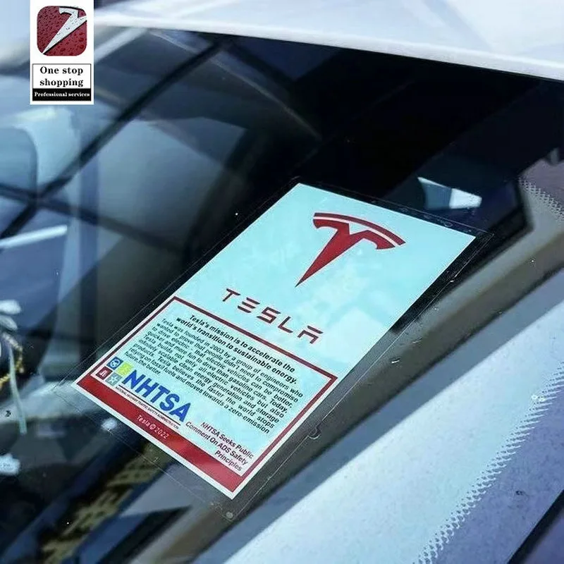 for-American-Tesla-Model-3-Y-X-S-windshield-car-stickers-electrostatic ...