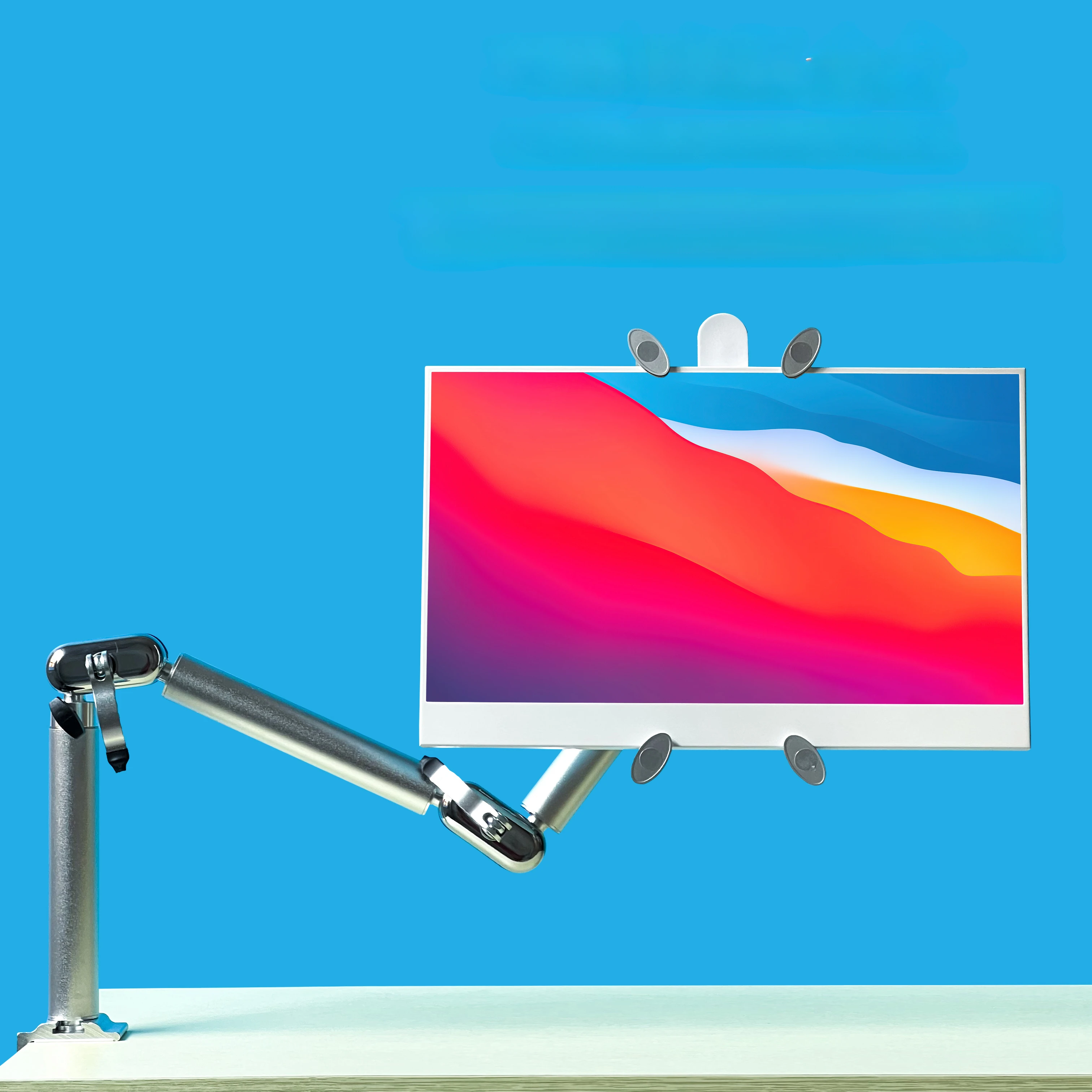 Portable Monitor Holder for 13 14 15.6 17 Inch Foldable Aluminum Alloy ...