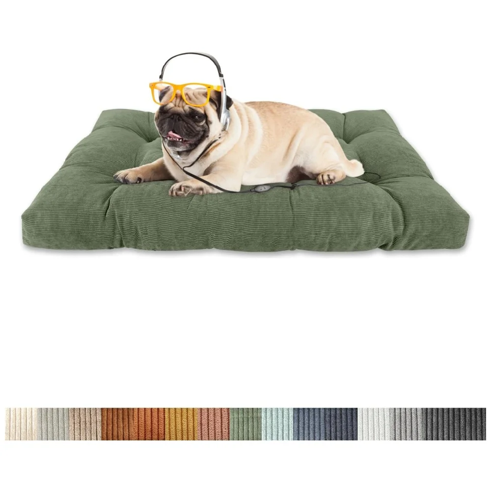 Dog Bed Pet Mattress Kennel Mat Four Seasons Pet Sofa Corduroy ...