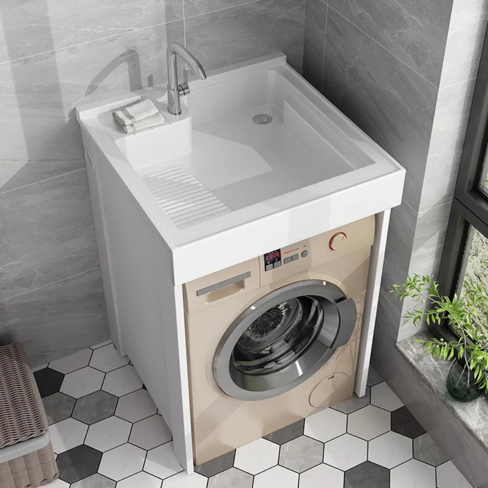 Space-aluminum-washing-machine-integrated-cabinet-balcony-small-unit ...