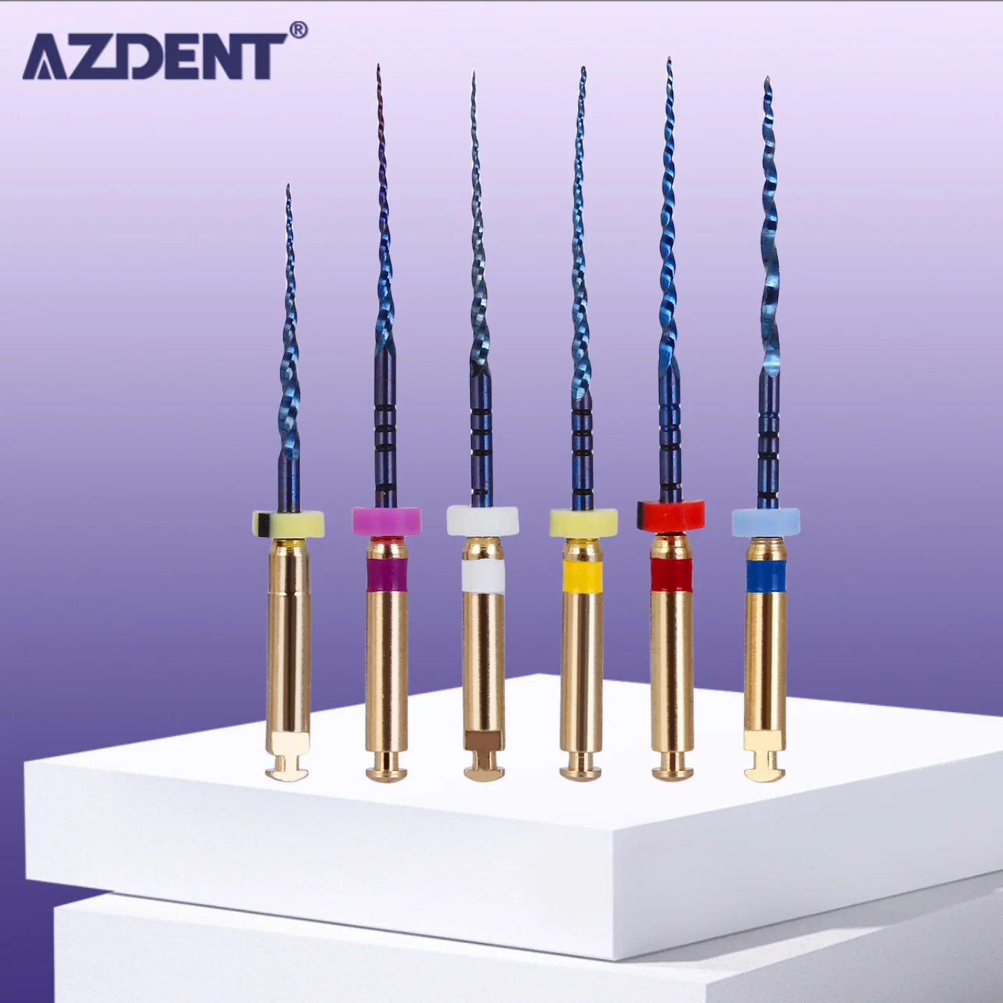 Dental Endo Root Files Root Canal 6pcs/pack 25mm,SX Dental Files Root ...