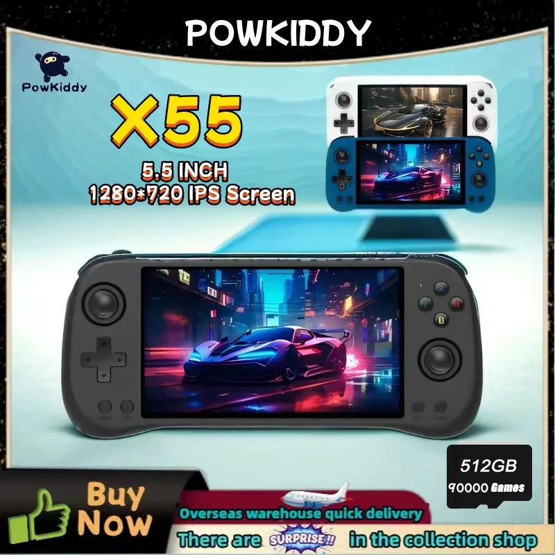 POWKIDDY-X55-Console-de-jogos-port-til-sistema-Linux-de-c-digo-aberto ...