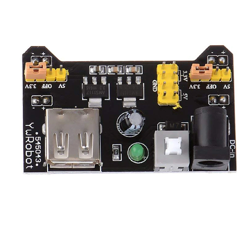 Mb102 Solderless Breadboard Power Supply Module For Arduino Nano 3 3v