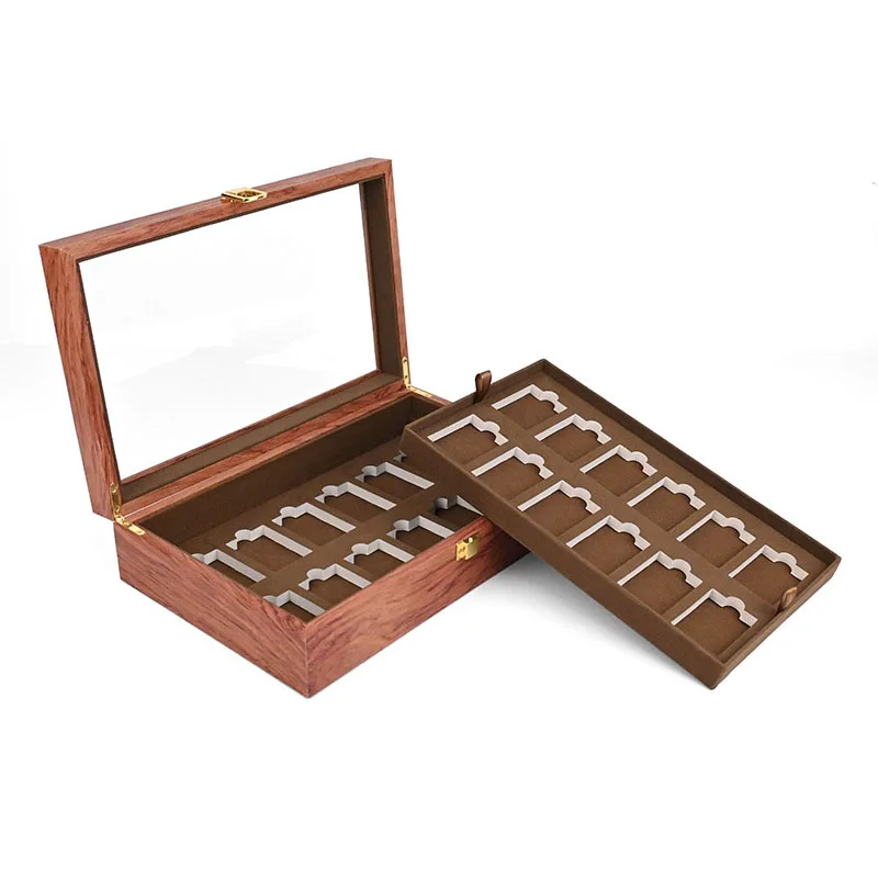 Single-layer-Lighter-Storage-Box-24-Frames-Redwood-Baking-Paint ...