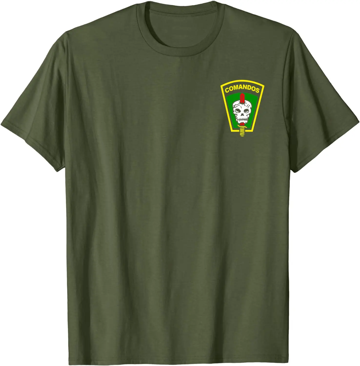 Brazil Army Comando Special Forces Men T-shirt Short Casual 100% Cotton ...