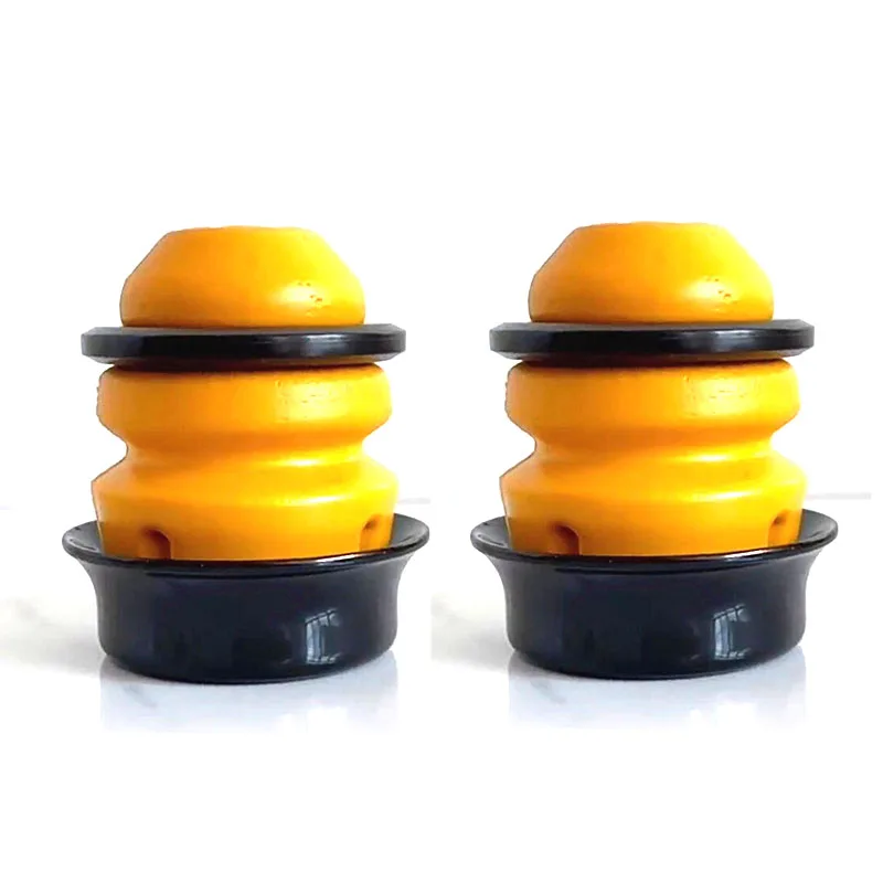 Amortiguador de suspensión trasera para coche, parachoques de 2 piezas ...